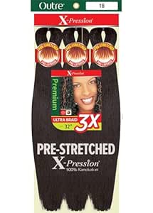 Amazon.com : Outre X-Pression Braid - Pre Stretched Braid 32" 3X (SOFT ...