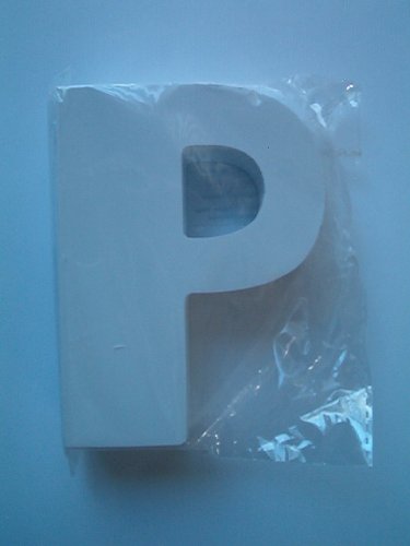 Amazon.com : Michaels Block Letter, "P", White : Furniture : Baby