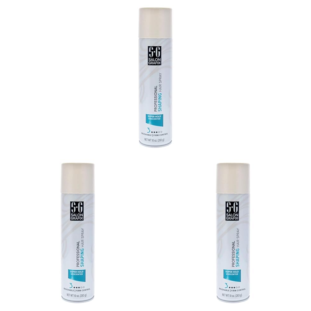 Amazon.com : Salon Grafix Shaping Hair Spray Super Hold - Flexible and ...