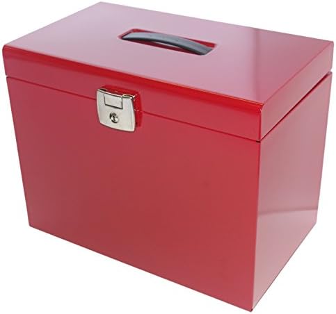 A4 Metal File Box Storage - Inc. 5 A4 Suspension Files, Tabs & Inserts ...
