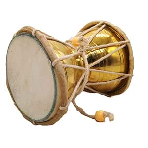 Buy ANI DIVINE Handcrafted Brass Shiv Damru Musical Damroo Instrument ...