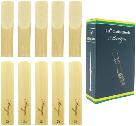 Amazon.com: Cecilio Clarinet Reeds, 10-pack with Individual Plastic ...