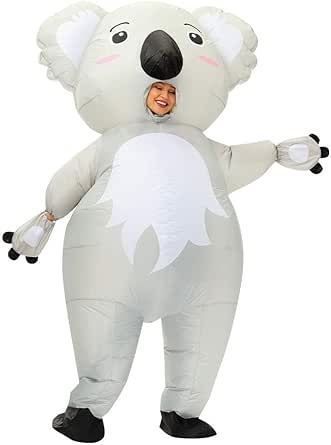 Inflatable Koala Costume for Adult Funny Blow up Costume Cosplay Party ...