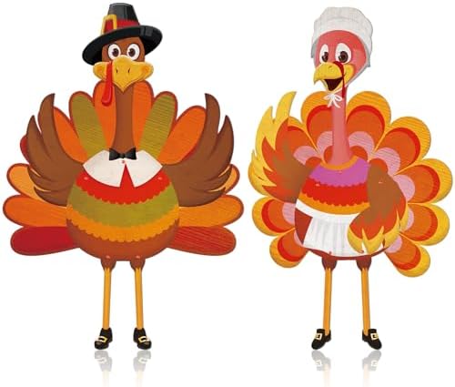 Amazon.com: Turkey Bulletin Board Decoration Set Thanksgiving Turkey ...