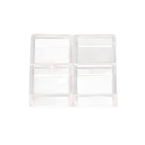 100 Pcs Tact Tactile Push Button Cap Square Transparent ABS Plastic ...