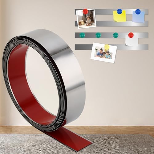Amazon.com : QDYMXUN Self Adhesive Backing Metal Strip for Magnets ...