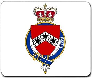 Amazon.com: Roth England Family Crest Coat of Arms Mouse Pad : Office ...