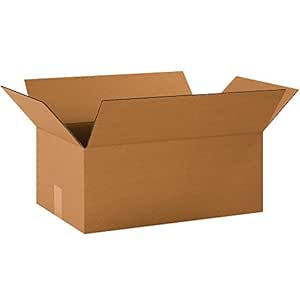 Boxes Fast BF20128 Cardboard Boxes, 20" x 12" x 8", Single Wall ...