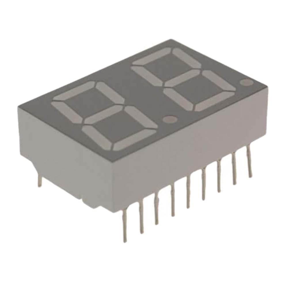 HDSP-521A – Módulos de pantalla LED de 7 segmentos, 0.56 pulgadas, rojo ...