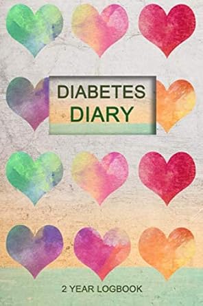 Diabetes Diary: Professional Glucose Monitoring - 2 Year Diary - Daily ...