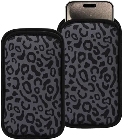 Amazon.com: 2 PCs Neoprene Cell Phone Sleeve Phone Pouch Compatible for ...