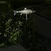 KAIXOXIN Solar Garden Lights Metal Fish Decorative Stake for Outdoor ...