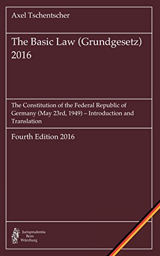 Amazon.com: The Basic Law (Grundgesetz) 2016: The Constitution of the ...