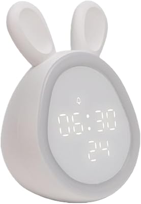 Amazon.com: Rabbit Digital Alarm Clock with Day of Week Display, Cute ...