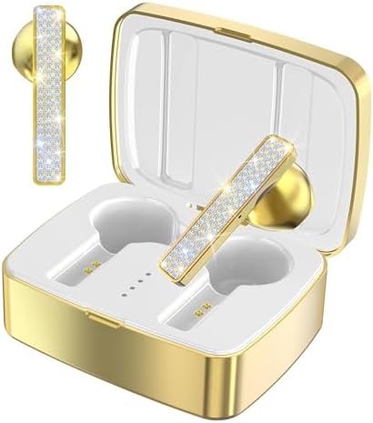 Amazon.com: Wireless Headphones, Crystal Diamond Jewelry Inspired ...