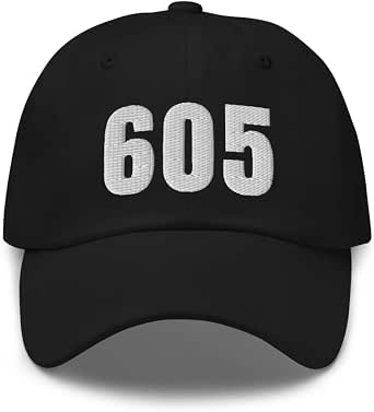 605 Hat South Dakota Hat Mobile Telephone Area Code 605 Dad Cap ...