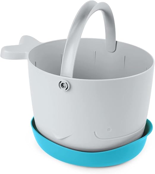 Amazon.com : Skip Hop Bath Toy Storage, Moby Stowaway Bucket, Grey ...
