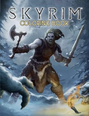 Amazon.com: Skyrim Coloring Book: A Collection Of Amazing Pictures Can ...