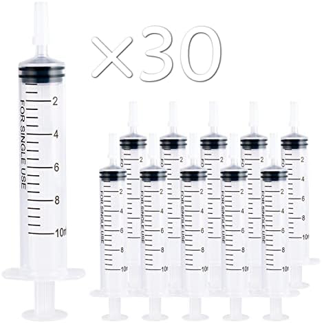 Amazon.com: 60ml Syringe with Cap, Syringes without Needle for Liquid ...