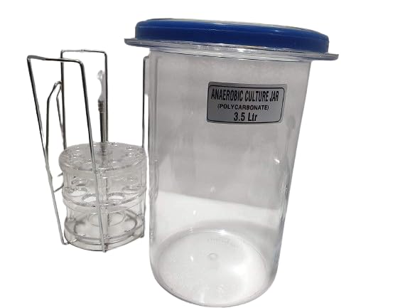 Ajantaexports Anaerobic Jar Apparatus Transparent Anaerobic Jar Gas ...