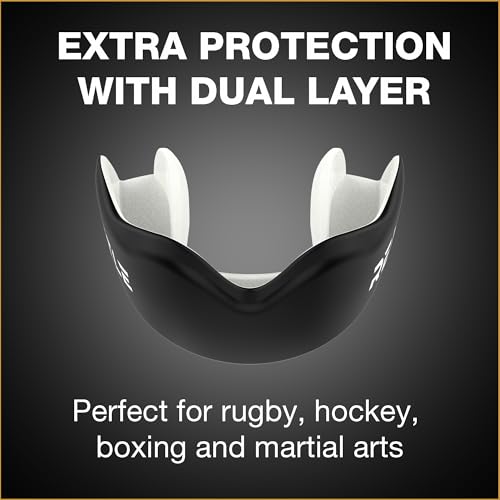 Battle Ready Mouthguard with Case, Adult and Kids, Gum Shield for Rugby ...