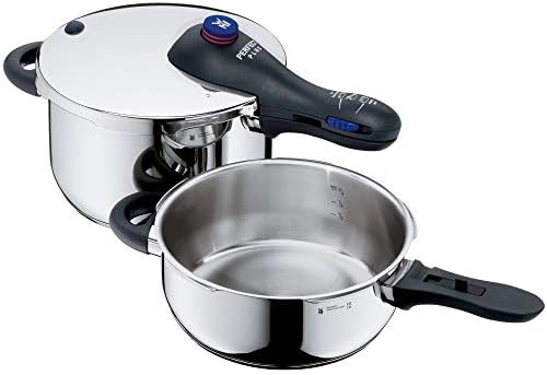 WMF Perfect Schnellkochtopf Set Induktion 2-teilig, Dampfkochtopf 4,5l ...