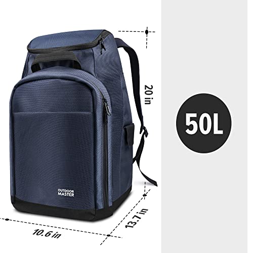 OutdoorMaster 50L Ski Boot Bag LYNX - Ski and Snowboard Boots Travel ...