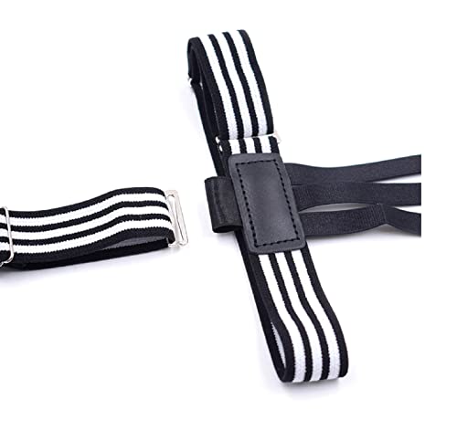 Buy Zacharias Adjustable Men's Striped Shirt Tucker Stays Garters ...