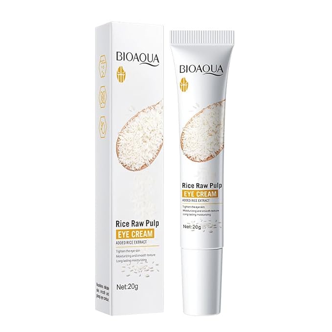 Amazon.com: BIOAQUA Rice Raw Pulp Under-Eye Cream Rice Extract ...