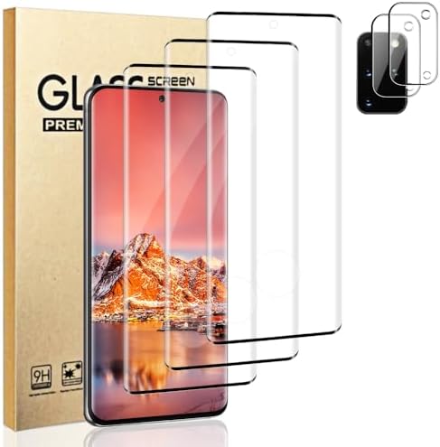 Amazon.com: (3+2 Pack) Galaxy S20 Plus Screen Protector + Camera Lens ...