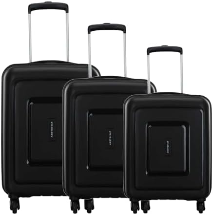 Buy VIP Cosmos Black 32 Cm Trolley Bags Set Of 3 | Polypropylene Number ...