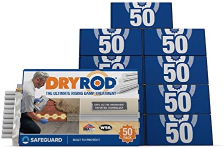 Dryrod Damp Proofing Rods (50 Pack x 10) - BBA-Approved Rising Damp ...