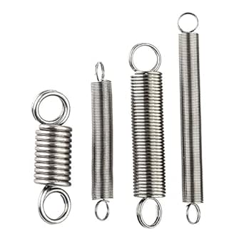 6Pcs Wire Diameter 0.3mm 0.4mm 0.5mm O Ring Hook Tension Spring 304 ...