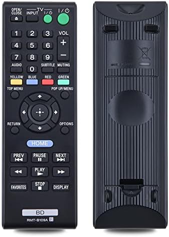 Amazon.com: RMT-B109A Replaced Remote Control Compatible for Sony DVD ...