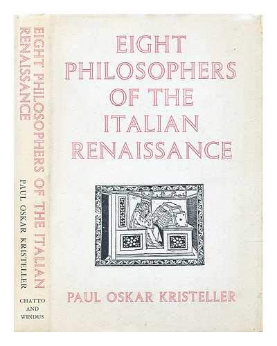 Eight philosophers of the Italian Renaissance | Amazon.com.br