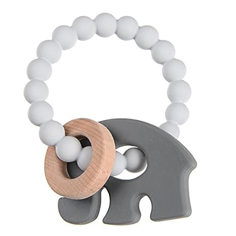 Amazon.com : Chewbeads - Brooklyn Teething Toy - Silicone Teething Ring ...