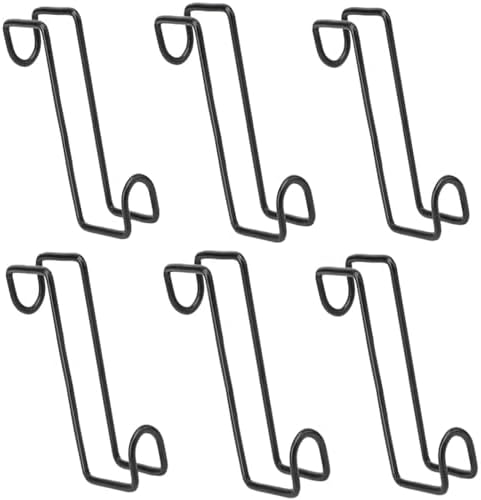 Amazon.com: HDYEGIOU 6Pcs 8 Inch Tack Hook,Heavy Duty Over Rail Bridle ...