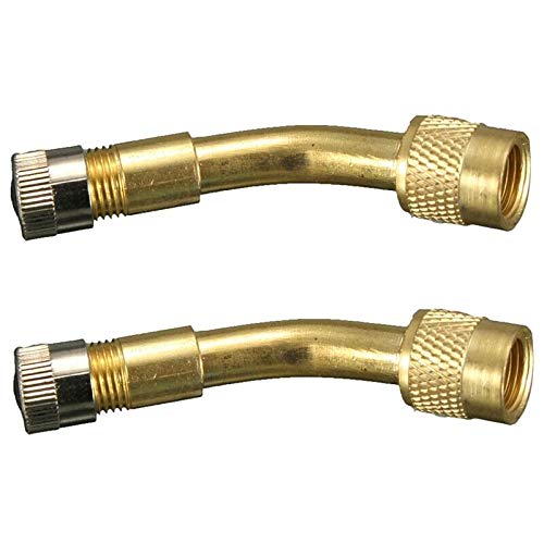 Generic 2 pcs 135 Degree Angle Air Tyre Valve Extension Adaptor Long ...