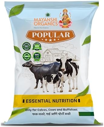 Buy Cow Feed Buffalo Feed Cattle Feed Pellet for All Life Stages, Milk ...