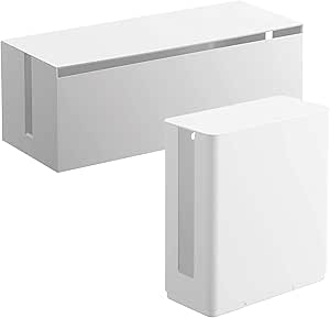 Amazon.com: Yamazaki Industries 2707 4913 Cable Box, Large & Stackable ...