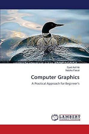 Computer Graphics: A Practical Approach for Beginner’s: Ali, Syed Asif ...
