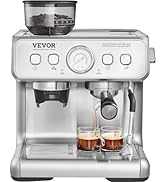 Amazon.com: VEVOR Espresso Machine- Built in Grinder, 15 Bar Semi ...