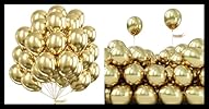 Amazon.com: PartyWoo Metallic Gold Balloons 50 pcs 12 Inch Light Gold ...