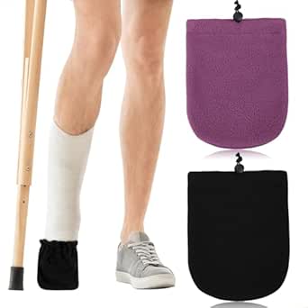 Amazon.com: Cuffbow 2 Pack Cast Toe Cover Socks for Men and Women Warm ...