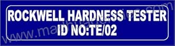 rockwell hardness tester Signboard in 3mm ACP Sheet with Self Adhesive ...