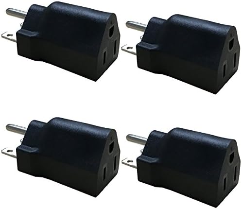 Amazon.com: BloomGrow US Plug Adapter 120V to 240V Black Plug Converter ...