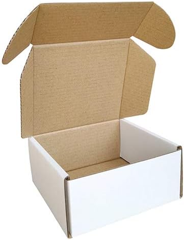 Amazon.com : CH-BOX 100 Pack 4x4x2'' (Inner Size) Corrugated Mailers ...