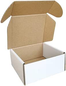 CH-BOX 100 Pack 4x4x2'' (Inner Size) Corrugated Mailers, Cardboard ...
