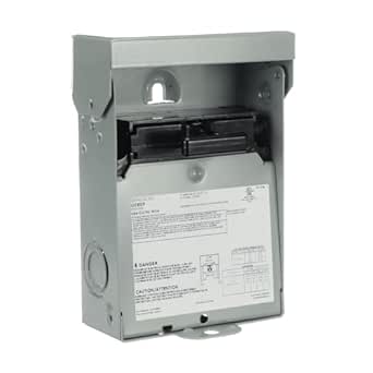 Midwest U065P Disconnect Switch, A/C, Pull Out, 60A, 1P, 240VAC, Metal ...