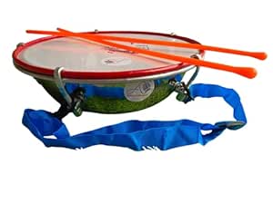 Akshar Tabla Mart Best for Kids Steel Tasha Drum with Belt & Sticks ...